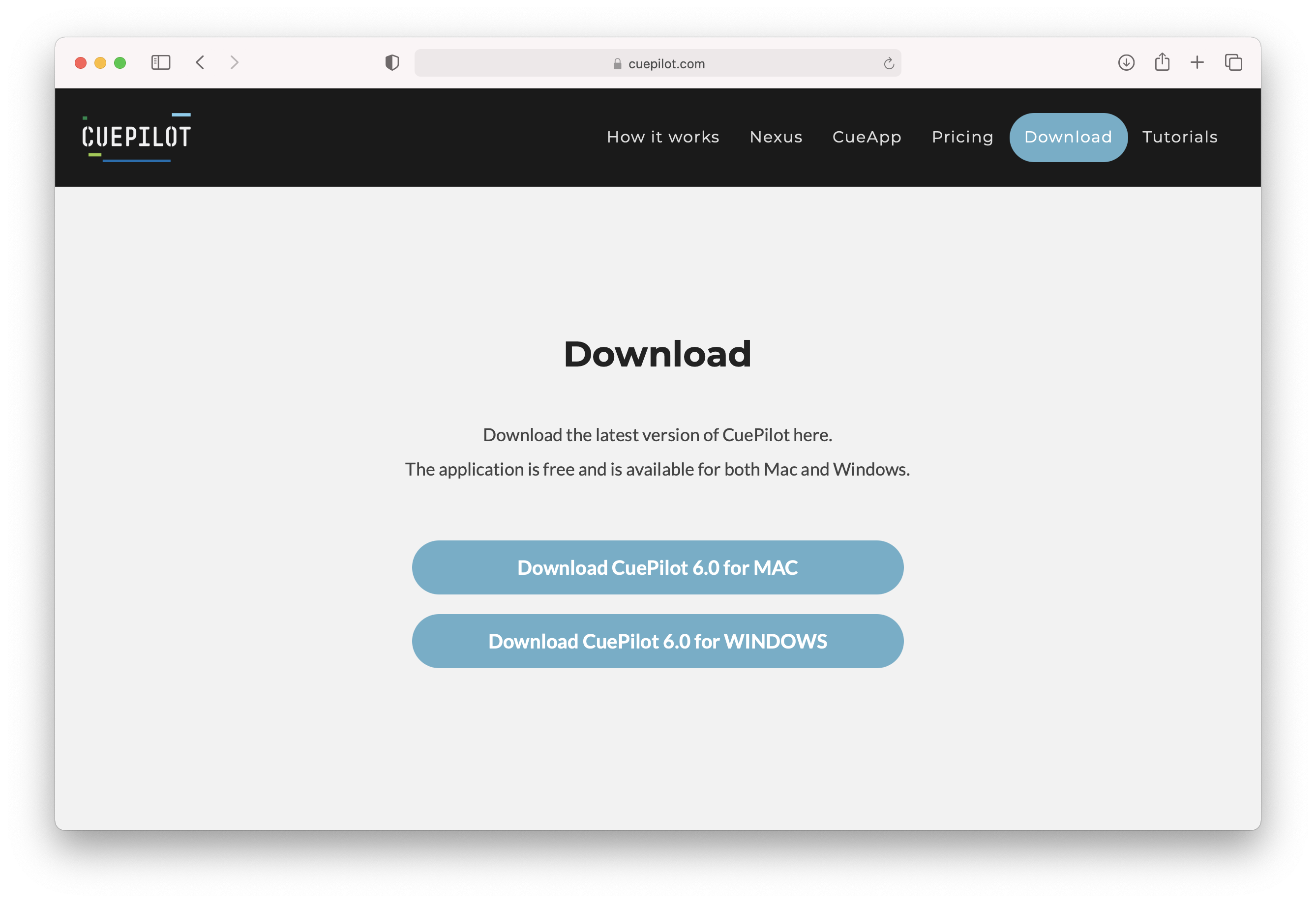Downloading and Installing the CuePilot Application – CuePilot Support